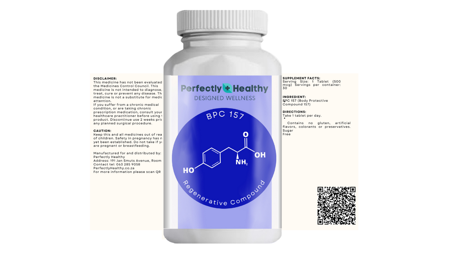 Oral BPC-157 Peptide – Perfectly Healthy SA